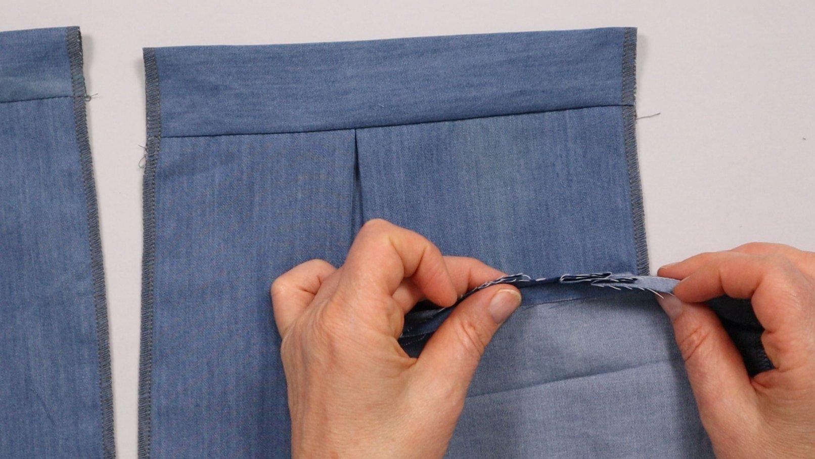 Insert pleats into trousers #BF01 | smartPATTERN