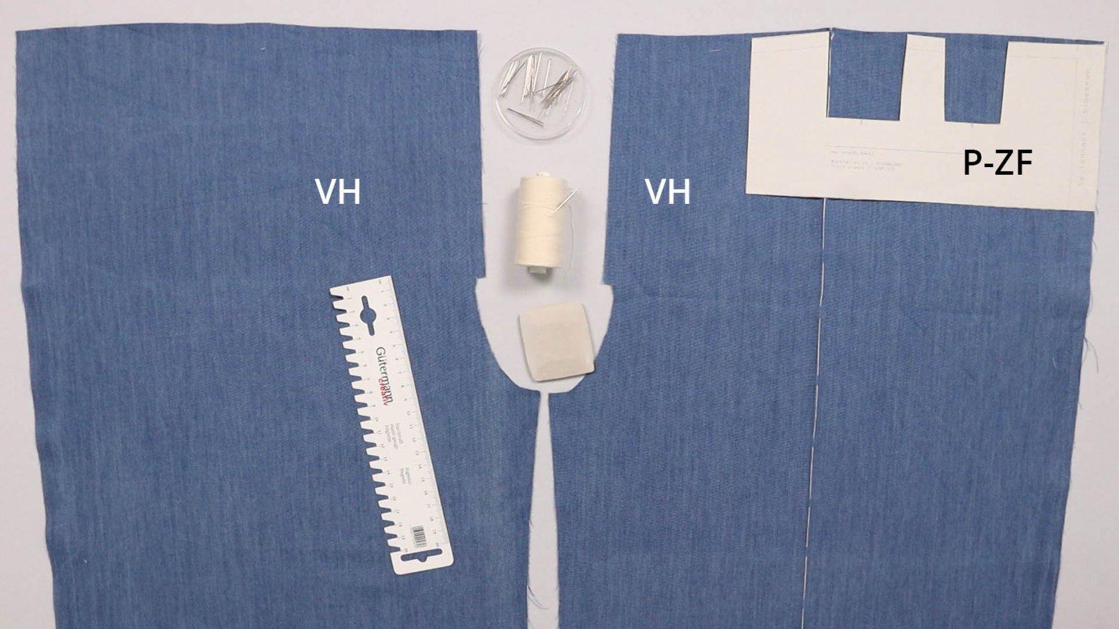 Insert pleats into trousers #BF01 | smartPATTERN