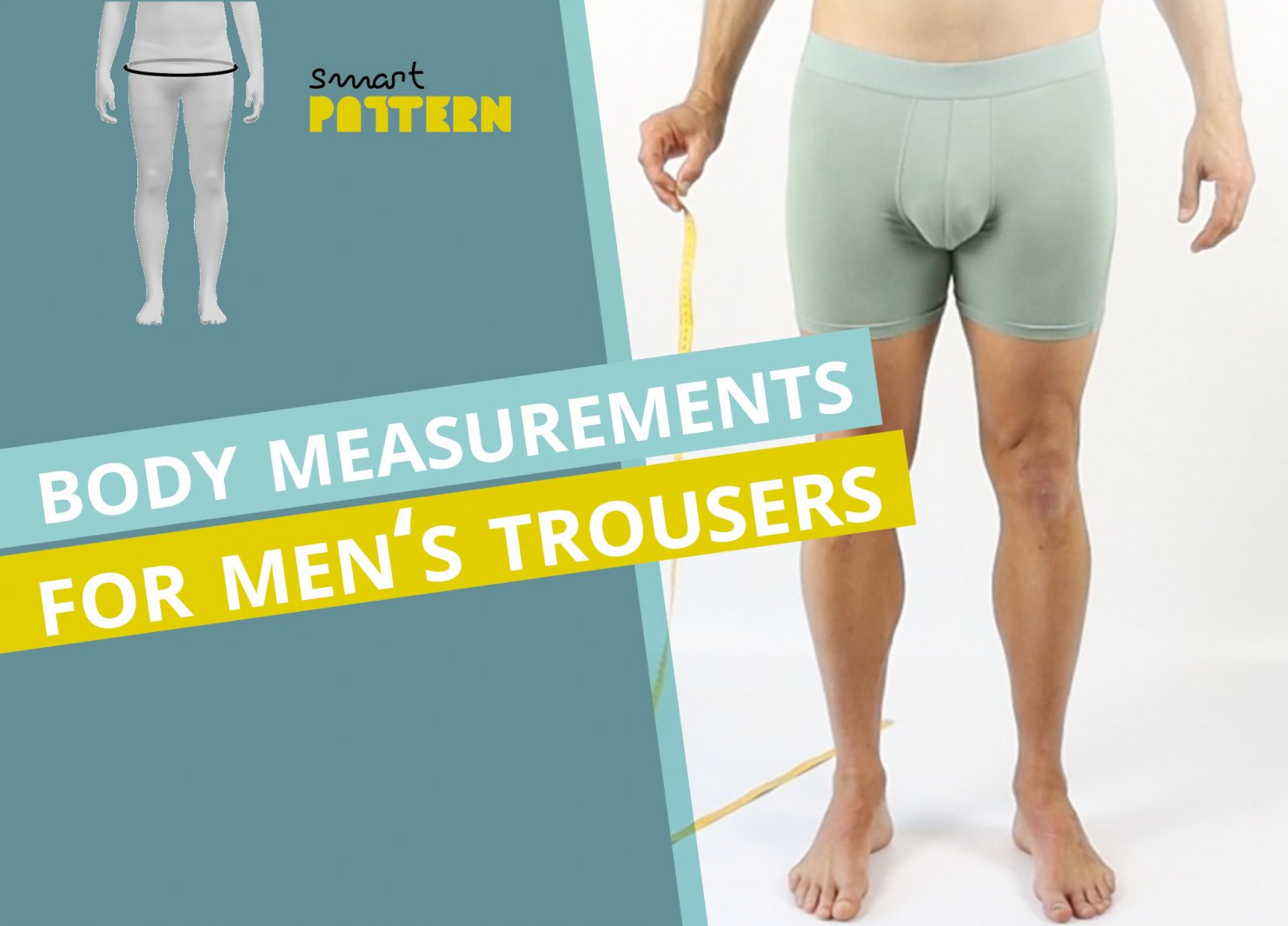 Take measurements - Men's trousers - | smartPATTERN