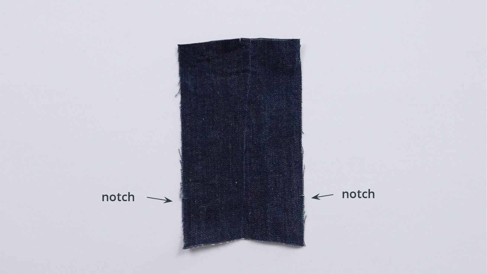 Sew concealed button placket in jeans #Z03 | smartPATTERN