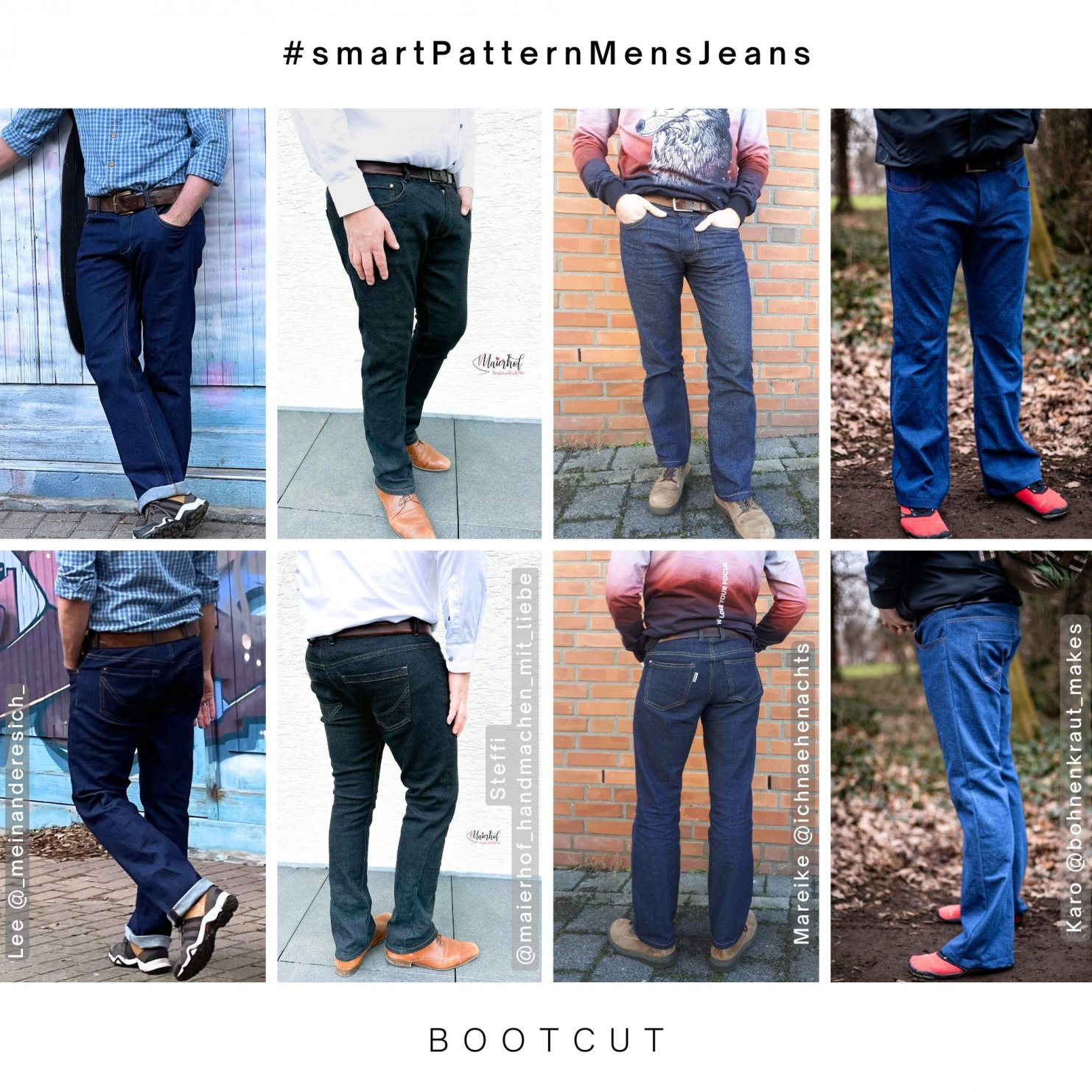 Mom jeans individual | custom-made sewing pattern | e-book