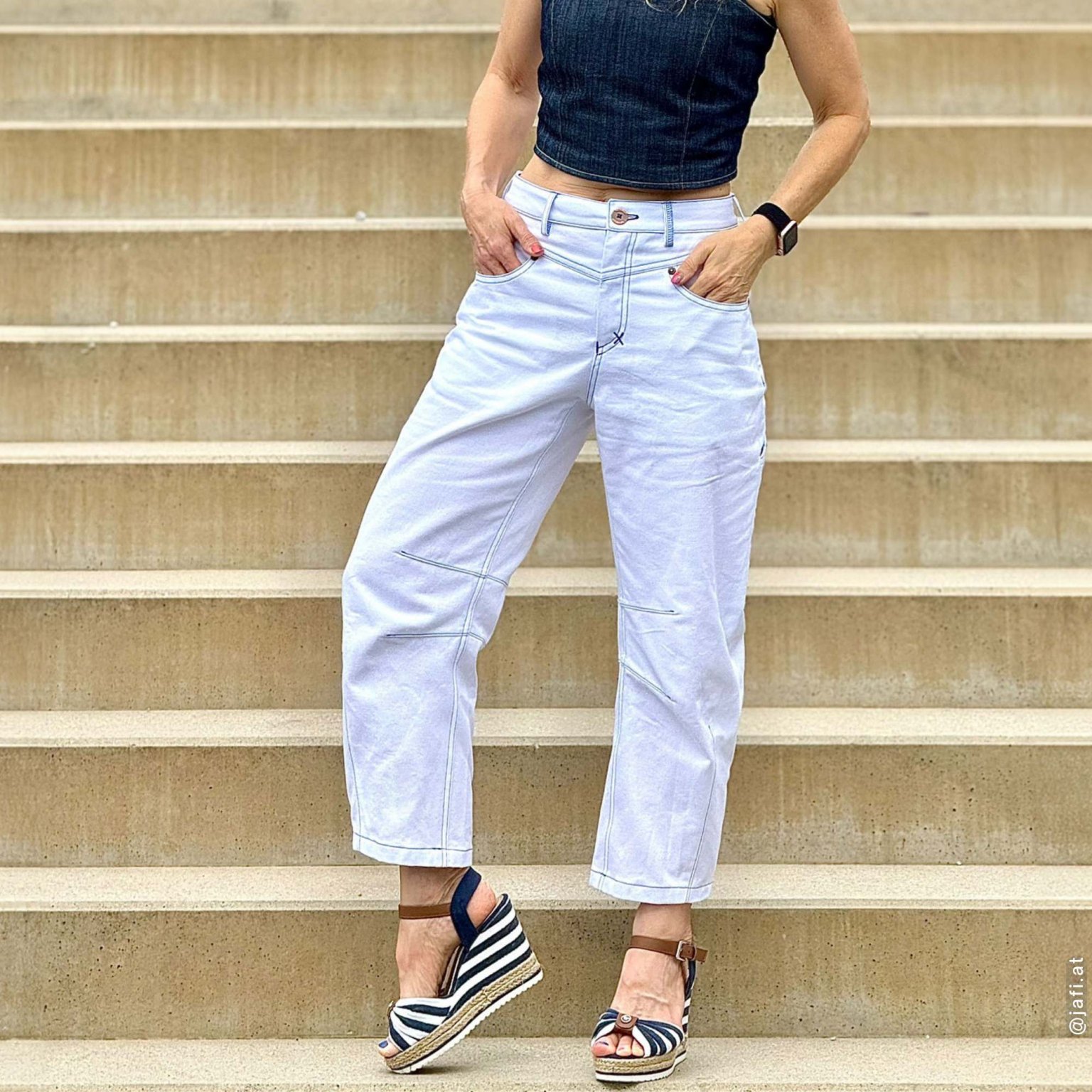 Barrel-Leg-Jeans HJ04 | smartPATTERN